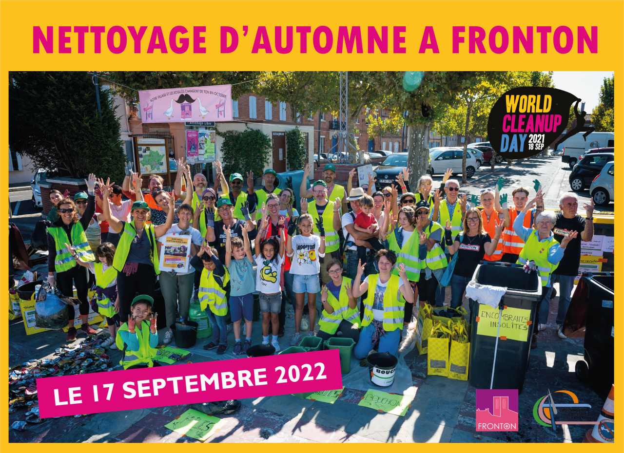 Nettoyage d'automne à Fronton - Ville de Fronton