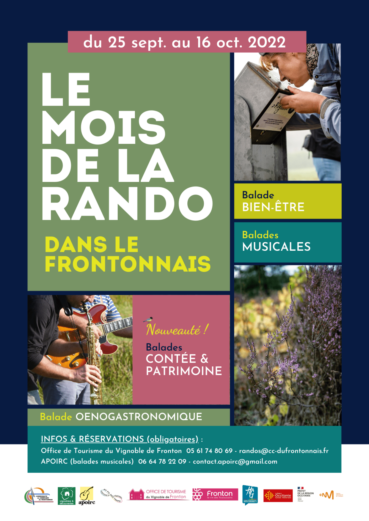 Le mois de la rando dans le Frontonnais - Ville de Fronton